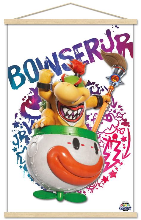 Nintendo The Super Mario Galaxy Movie 2026 Bowser Jr Paint Wall