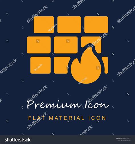 Firewall Premium Material Ui Ux Isolated Stock Vector Royalty Free