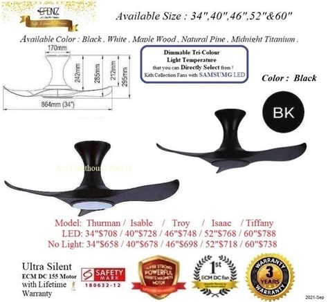 Efenz Ceiling Fanefenz Huggerefenz Down Rod Ceiling Fanceiling Fan With Lightdc Ceiling Fan