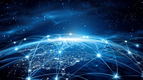 Concept Of Global Internet Connection Network Background Connect