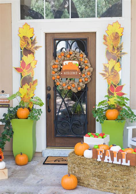 Pumpkin Harvest Fall Porch Decor Design Improvised
