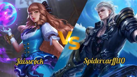 1 Vs 1 Versus Spidercarfft10 Guinevere Vs Spidercarfft10 Mlbb Jaissrock19 Youtube