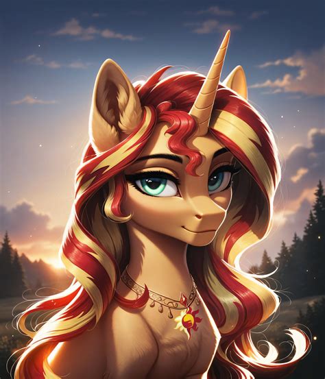 Sunset Shimmer Сансет Шиммер Sunset Shimmer Mlp Neuroart Mlp Neuroart Minor Mlp