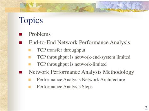 Ppt Wide Area Network Performance Analysis Methodology Powerpoint