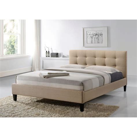 Altos Home Hermosa Beige King Upholstered Bed Alt K6502 Bge The Home