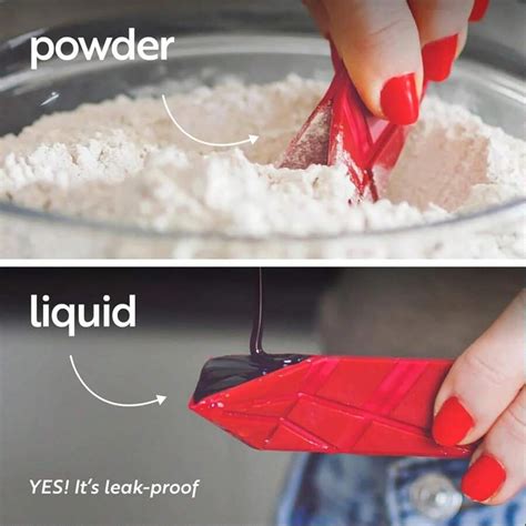 Polygons 3 In 1 Flat Measuring Spoon3 Different Sizes Polygons