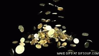 Falling Coins Animated 