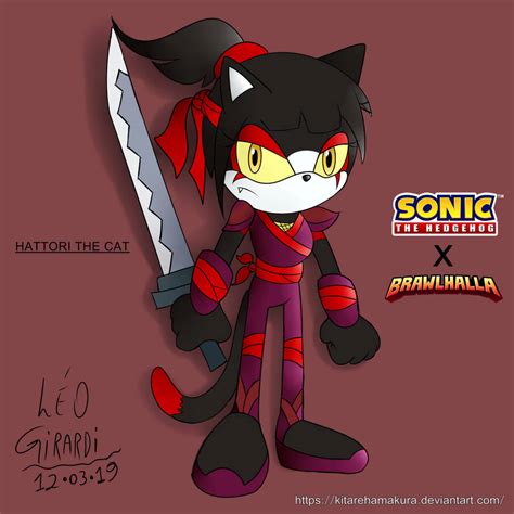 Hattori The Cat Brawlhalla X Sonic By Kitarehamakura On Deviantart