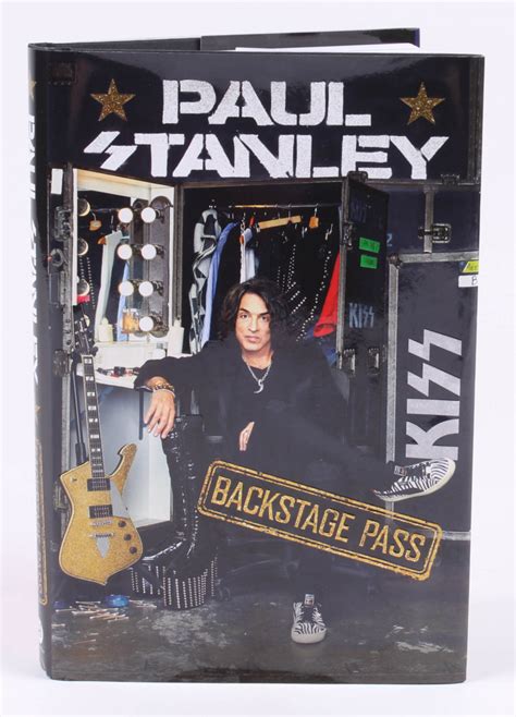 Paul Stanley Signed Backstage Pass Hardcover Book Jsa Coa