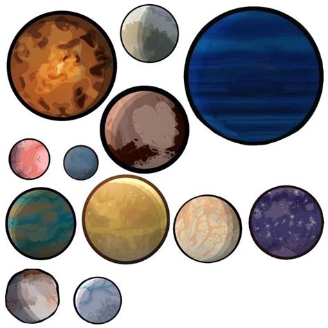 Solarballs Plantillas Planets Art Art Tutorials Planets And Moons