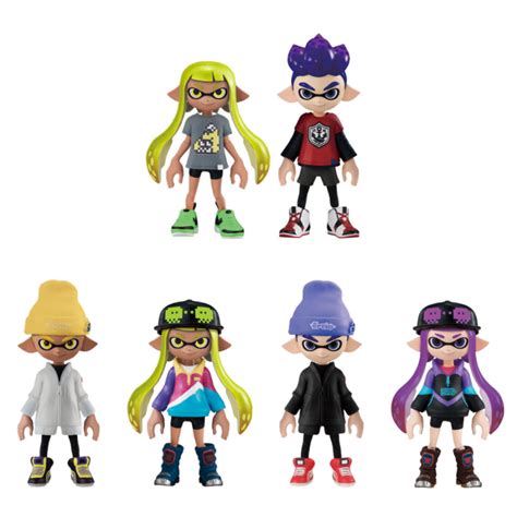 Figurines Set Dress Up Gear Collection Splatoon 2 Meccha Japan