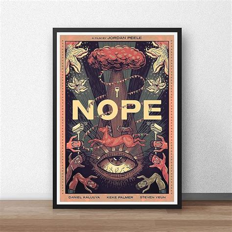 Jordan Peele Poster Nope Movies Wall Decor For Fan Daniel