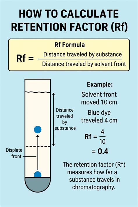 How To Calculate Rf Value In Chromatography Simple Guide Onesdr