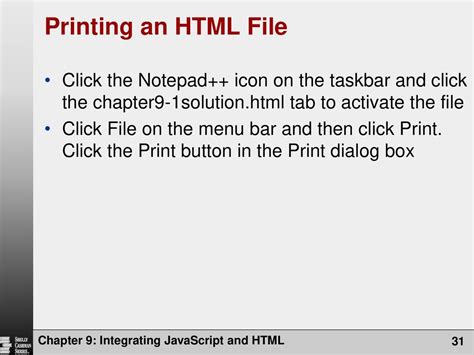 Integrating Javascript And Html Ppt Download
