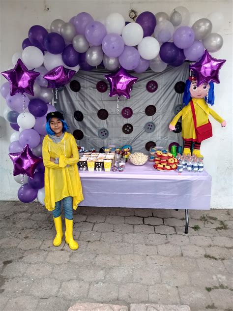 Fiesta De Coraline Decoracion Cumpleaños De 15 Fiesta Con Temática