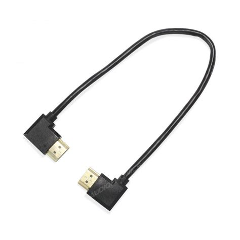 Hdmi Cable 14 Left Angled Male To Right Angled Male High Speed
