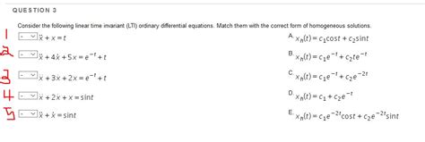 Solved Question 3 Consider The Following Linear Time