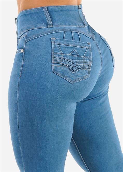 High Waisted Jeans For Women Sexy High Rise Jeans By Modaxpress Moda Xpress