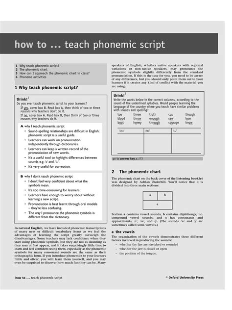 How To Teach Phonemic Script Pdf Consonant Phoneme