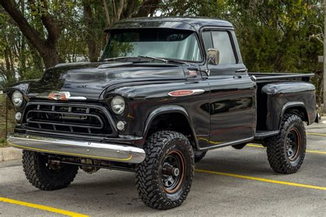 350 Powered 1957 Chevrolet 3100 Pickup 4x4 For Sale On Bat Auctions