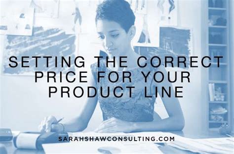 How To Set The Right Price For Your Product Line And Make More Money