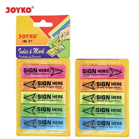 Sticky Note Sign Here Joyko Im 37 1 Lusin