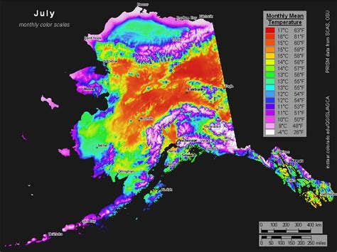 Us Temperature Map Alaska