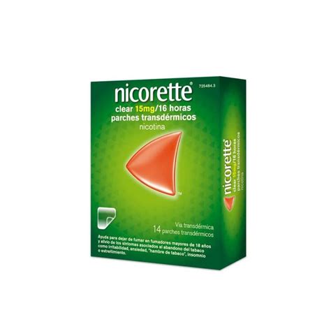 Nicorette Clear 15 Mg 14 Parches Side Right Compressed 1 Es Es Jfif