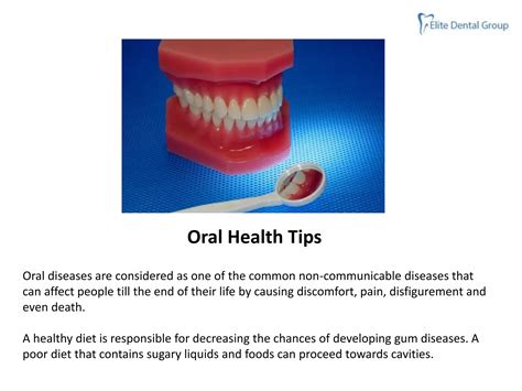 Oral Health Tips Importance Awarness Preventing Tooth Decay Ppt