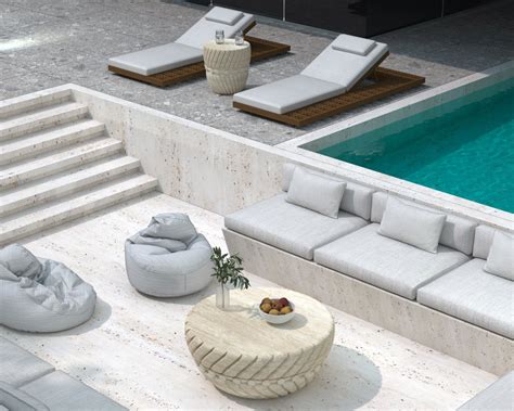 Cilca Round Coffee Table Artkiteca Modern And Classic Outdoor Furniture And Planters