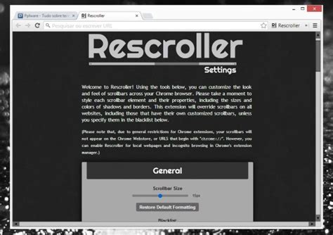 Quer De Volta As Barra De Scroll No Chrome Saiba Como O Fazer