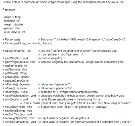 Solved Create A Class To Represent An Object Of Type Chegg