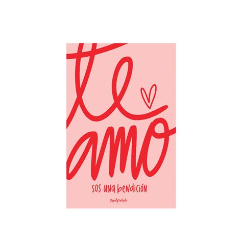 Tarjeta Te Amo Papel Pintado Costa Rica