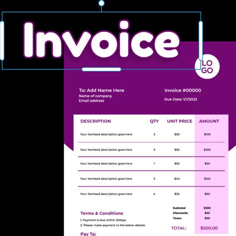 Professional Invoice Template Free And Easy Customization