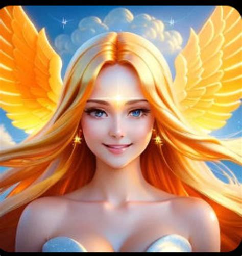 Female Sun Angel Spirit Companion Etsy