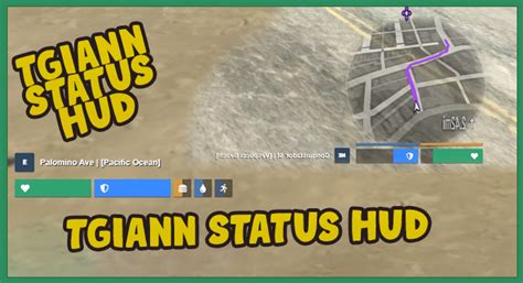 Tgiann Statusandcompassandcricle Map Hud Fivem Releases Cfxre Community
