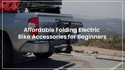 Affordable Folding Electric Bike Accessories For Ebike Beginners Young Electric