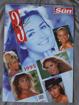 Sun Page 3 Calendar For 1995 Kathy Lloyds Last 268890546