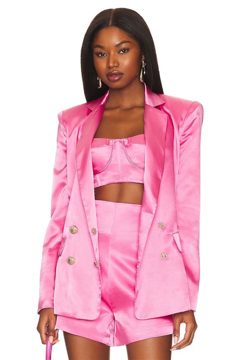 Bronx And Banco Capri Blazer In Electric Pink Revolve