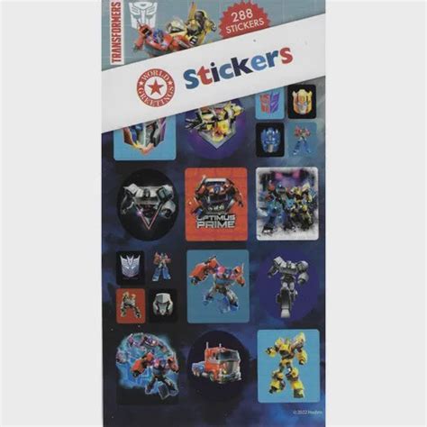 Transformers Sticker Book T Shack