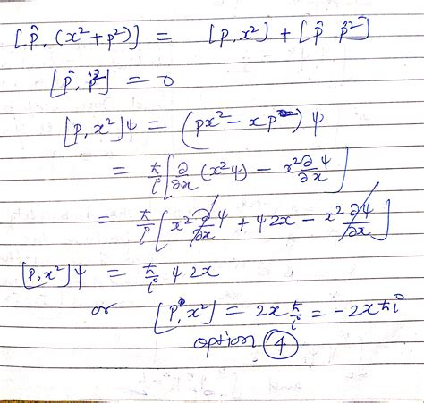 the value of the commutation relation [p x p ] is 3 x p a 4