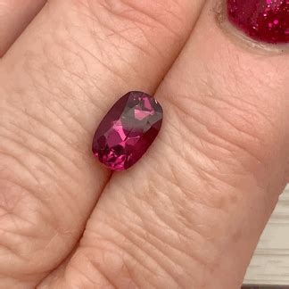 Garnet Rhodolite Red Elongated Cushion 1 97 Carats Langford Gems