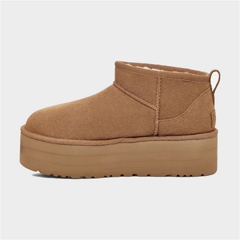 Ugg W Classic Ultra Mini Platform Chestnut Livraison Gratuite