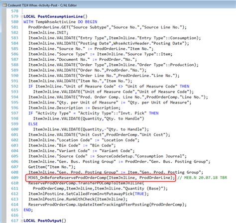 Event Request Codeunit 7324 2 New Events · Issue 3189 · Microsoft