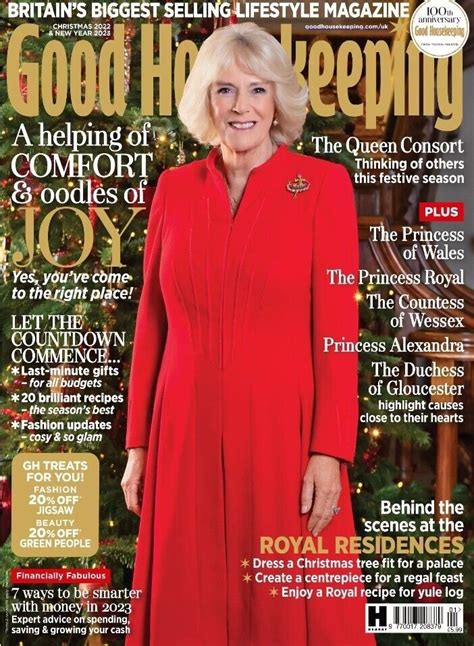 Good Housekeeping Uk Christmas 2022 Queen Consort Camilla Parker