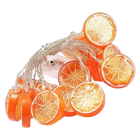 Limited Stock Lemon Led String Light Battery Powered 10 Strings 15
