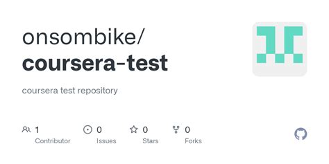 Github Onsombike Coursera Test Coursera Test Repository