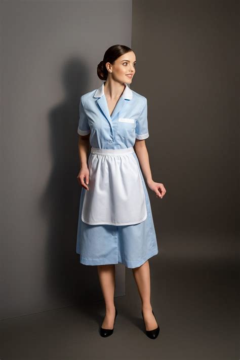 Divise Da Lavoro Jennifer Light Blue By Dinetra Uniforms Modern Maid