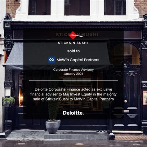 Deloitte Corporate Finance Acted As Exclusive Financial Adviser To Maj