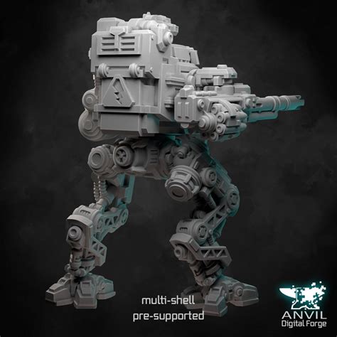 Digital Pcr Goliath Heavy Assault Mech Anvil Industry Digital Forge Stl For Home 3d Printing